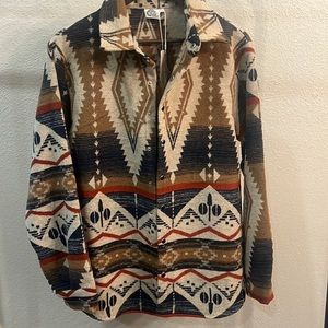 Jackets & Coats | Aztec Print Shacket | Poshmark